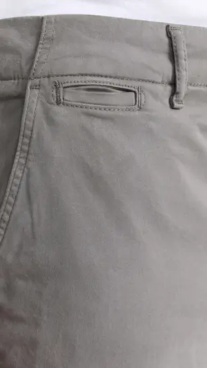 Paige Danford Stretch Sateen Chinos - Cool Slate