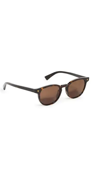 Bottega Veneta Round Sunglasses - Havana-havana-brown