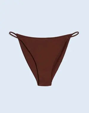 Madewell Jade Swim Bare Minimum Bikini Bottom - Mocha