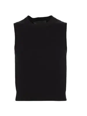 NILI LOTAN May Cashmere Sweater Vest Dark Navy
