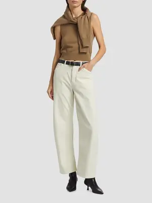 NILI LOTAN May Cashmere Sweater Vest - Tan