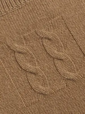 NILI LOTAN May Cashmere Sweater Vest - Tan