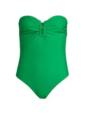 Kobi Halperin Becca Strapless One-piece Swimsuit Spearmint