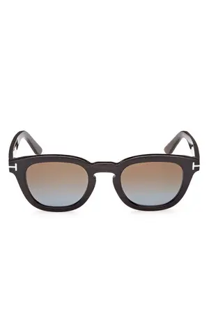 TOM FORD 48mm Gradient Polarized Sunglasses