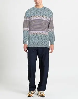 Missoni Striped Wool Sweater - Blue