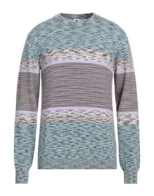 Missoni Striped Wool Sweater - Blue