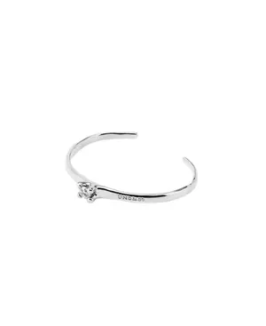 UNODE50 Sterling-plated Cuff Bracelet With Cubic Zirconia