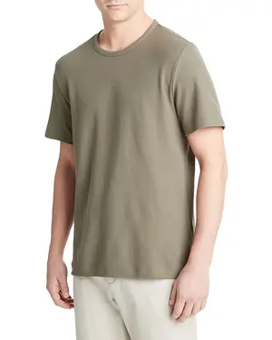 Vince Pima Cotton Pique Tee Carillo Green