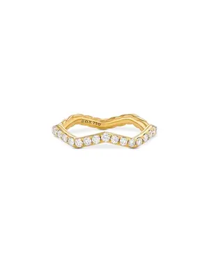 David Yurman Stax Zig Zag Diamond Ring