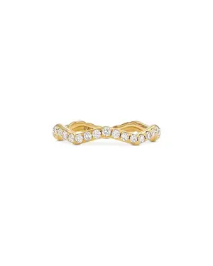 David Yurman Stax Zig Zag Diamond Ring