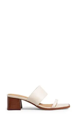 Madewell Roni Keira Block Heel Sandal - Ecru