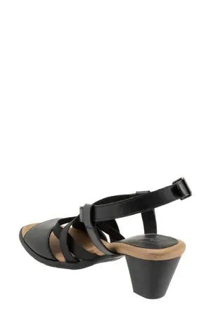 Trotters Meadow Ankle Strap Sandal - Black