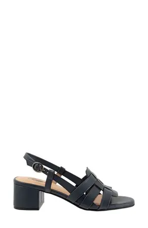 Trotters Luna Slingback Sandal - Navy