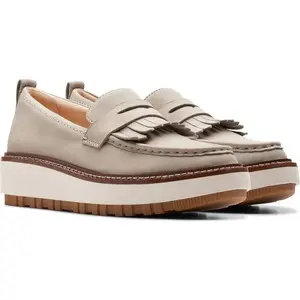 Clarks Orianna Platform Penny Loafer