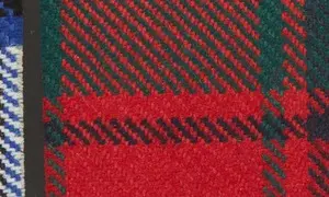 Comme Des Garçons Tartan Patchwork Zip Wallet