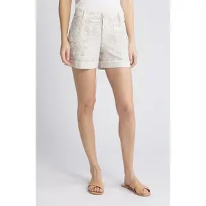 Wit & Wisdom Ab'solution Print Twill Shorts - Birch