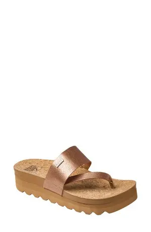 Reef Sol Hi Platform Sandal - Copper