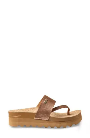 Reef Sol Hi Platform Sandal - Copper