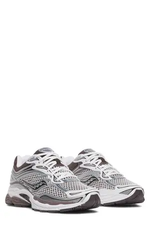 Saucony Saucony Gender Inclusive Progrid Omni 9 Sneaker White/brown