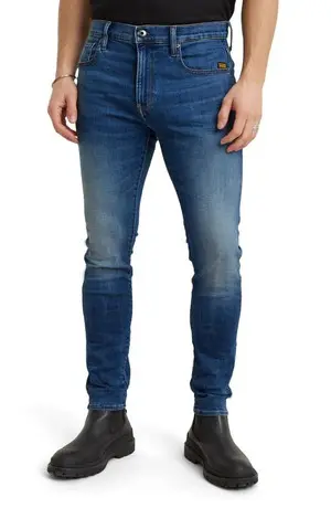 G-star Raw Medium Wash Bottoms For Men