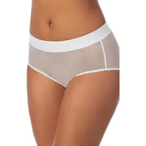 Dkny Sheer Mesh Briefs White
