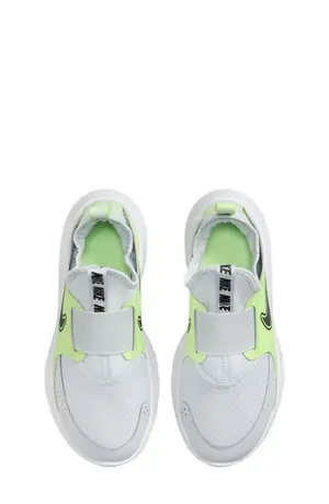 Nike Flex Runner 3 Slip-on Shoe - Platinum/ Black/ Volt