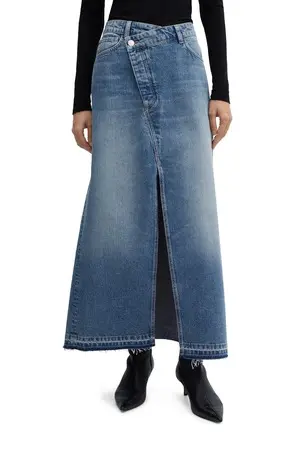 Mango Maxi Skirt - Denim