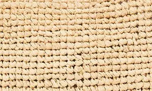 Staud Large Raffia Moon Shoulder Bag - Natural/ Tan