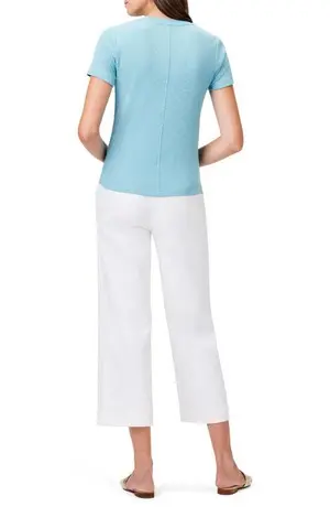 NIC+ZOE Scoop Neck Cotton Blend T-shirt