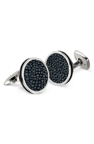 M-CLIP® Stingray Cuff Links - Black