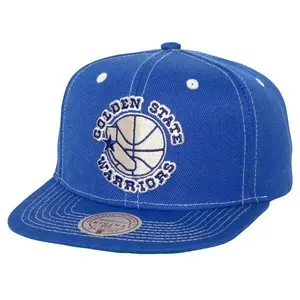 Mitchell & Ness Golden State Warriors Energy Contrast Snapback Hat - Royal