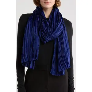 Eileen Fisher Whisper Plissé Silk Scarf - Infinity