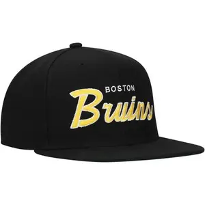 Mitchell & Ness Boston Bruins Core Team Script 2.0 Snapback Cap
