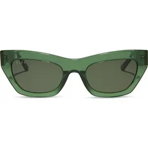 DIFF Katarina Cat Eye Sunglasses - Sage Crystal/g15