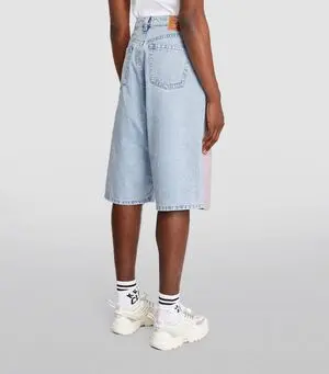 Y/project Souffle Denim Shorts