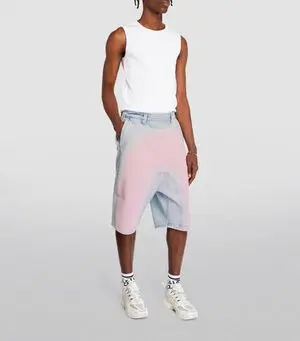 Y/project Souffle Denim Shorts
