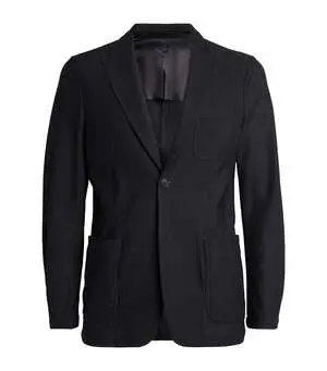 Giorgio Armani Technical-waffle Icon Blazer