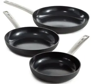 BERGHOFF Graphite 3pc Non-stick Ceramic Skillet Set
