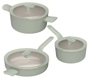BERGHOFF Balance 6pc Non-stick Ceramic Cookware Set, Recycled - One-color