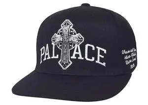 PALACE Embroidered Snapback - Navy Blue