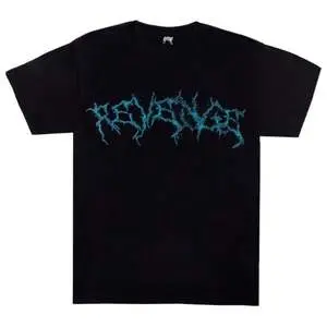 REVENGE Lightning Spider T-shirt - Black/blue