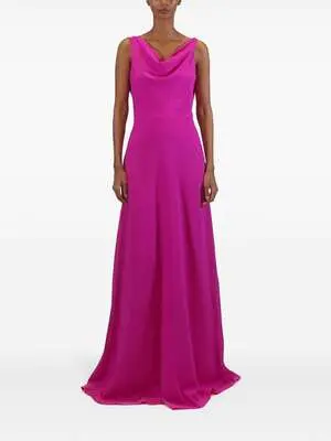 Azeeza Saunder Charmeuse Gown - Pink
