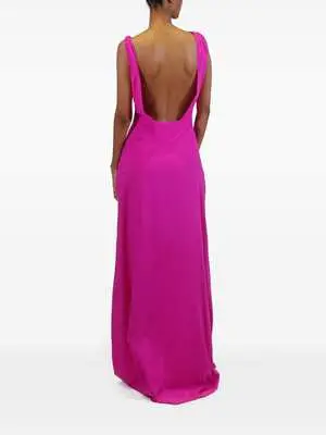 Azeeza Saunder Charmeuse Gown - Pink