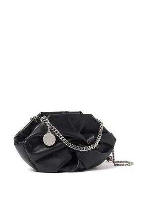 Stella McCartney Twist-detail Faux-leather Bag - Black