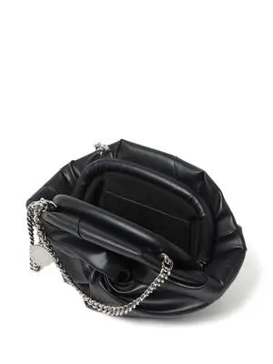 Stella McCartney Twist-detail Faux-leather Bag - Black