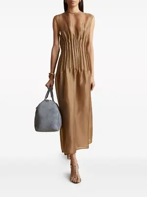 Khaite The Wes Midi Dress