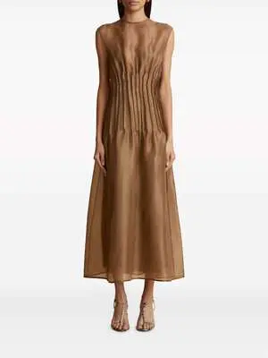 Khaite The Wes Midi Dress