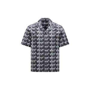 Moncler Monogram Print Cotton Shirt