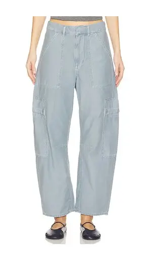 Women's Blue Cargo Pants