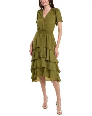Vince Camuto Vince Camuto Tiered Dress Green